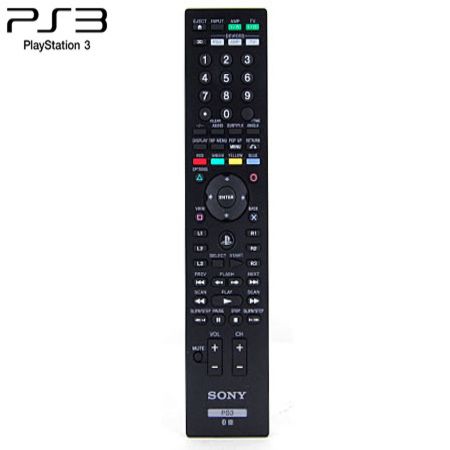 Genuine PS3 Sony Playstation 3 Blu-Ray Disc Remote Control - Black