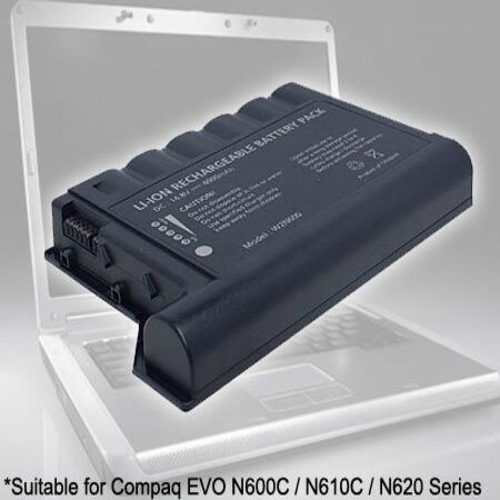 Rechargeable Lithium-Ion Replacement Battery 232633-001 14.8V 4800mAh ...