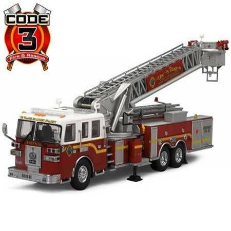 Code 3 Die Cast Collectible Fire Truck - The Villages Edition