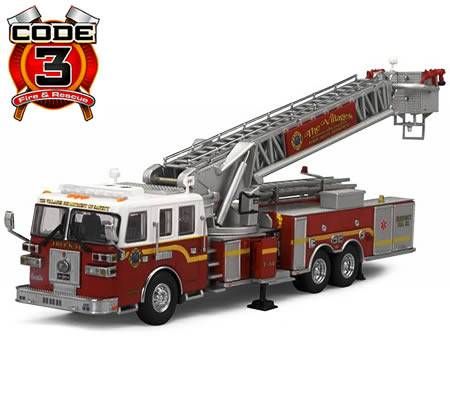 Code 3 Die Cast Collectible Fire Truck - The Villages Edition