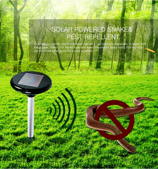 Solar Powered Snake Repellent - Set of 6 | Crazy Sales