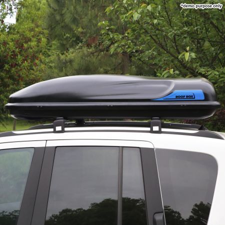 Car Roof Rack Luggage Pod - 450L Capacity in Black | Crazy Sales