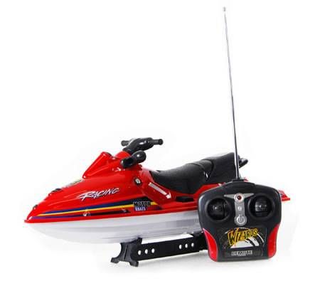 Rechargeable Remote Control Racing Jet ski - Red