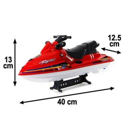Rechargeable Remote Control Racing Jet ski - Red | Crazy Sales