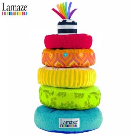 Lamaze Rainbow Stacking Rings Baby Toy