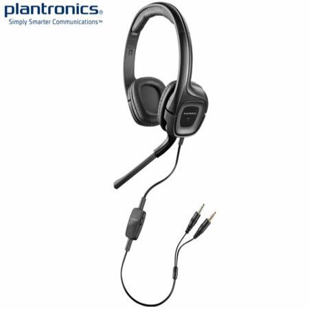 Plantronics Audio 355 Stereo PC Headset Vol/Mute Control