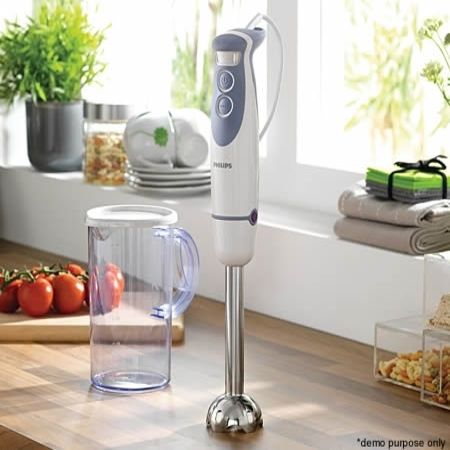 Philips Handheld Stick Blender With Potato Masher & Whisk Accessory ...