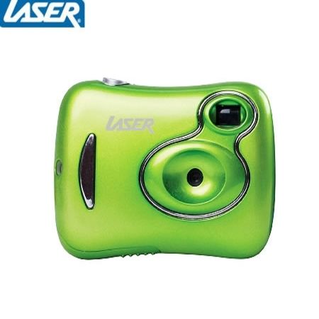 Laser 1.3MP Mini Digital Camera - 8MB, Green
