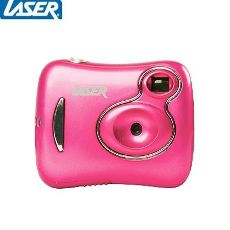 Laser 1.3MP Mini Digital Camera - 8MB, Pink