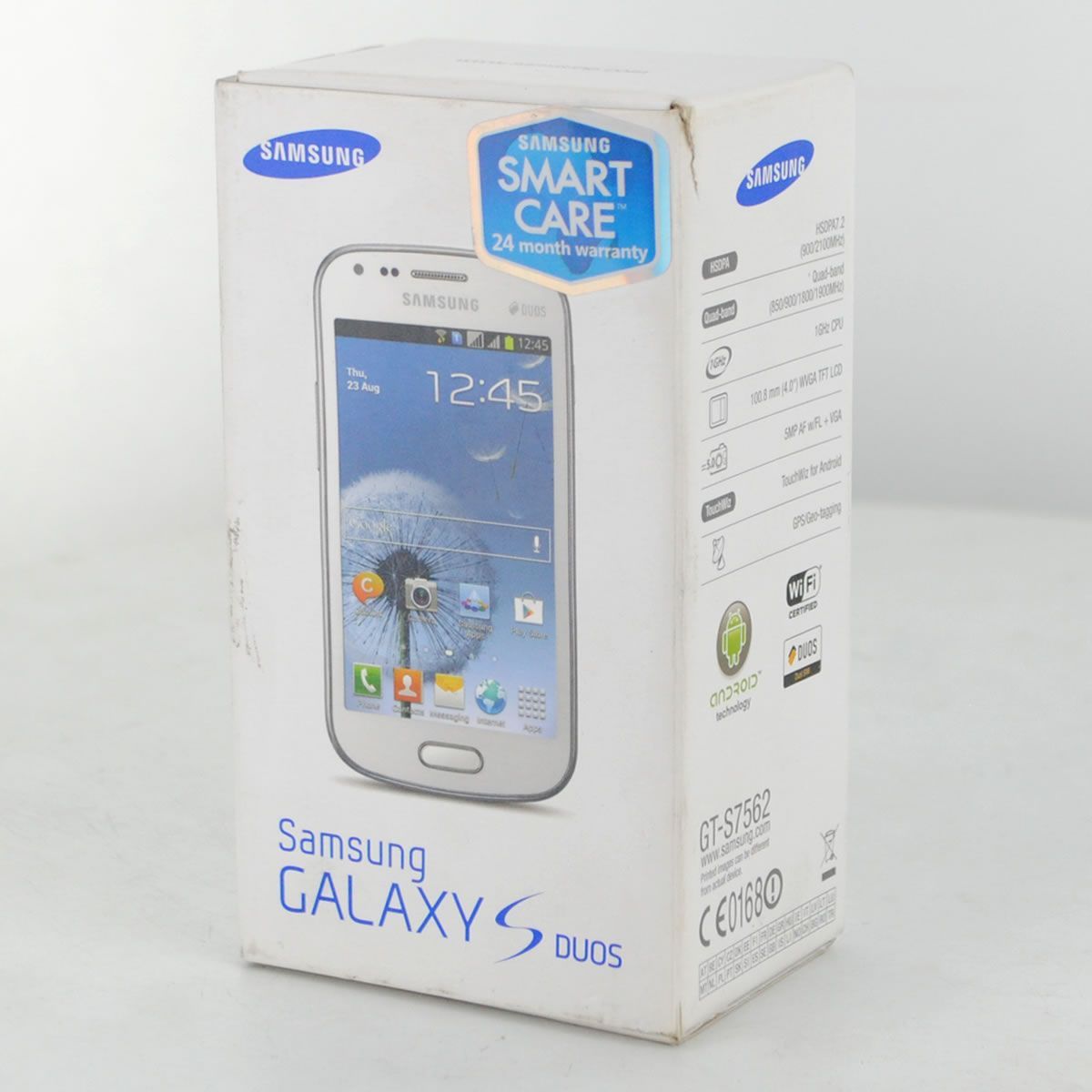 Preowned Samsung Galaxy S Duos Dual Sim Smartphone Mobile Phone Gt S7562