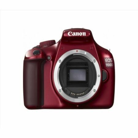 Canon Kiss X50 EOS 1100D Digital SLR Camera (Body Only) - Red