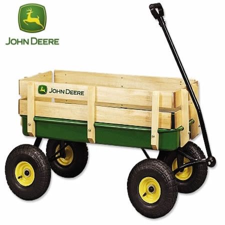 John Deere Kids Steel Stake Wagon - 91cm