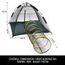 Outdoor Pop-up Pup Tent Portable for Pets Dogs Cats with Tunnel One ...