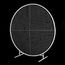 1.8M Wedding Party Arch Mesh Backdrop Stand White Round Hoop Decoration ...