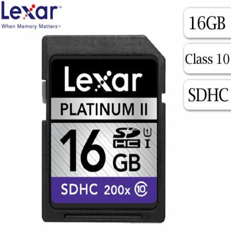 FREE SHIPPING! Lexar PLATINUM II SDHC 16GB Memory 16 G SD HC Card Hi ...