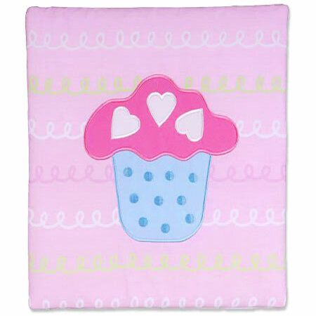 Cupcake Design Cot Bedding Set - 10 Pieces | Crazy Sales