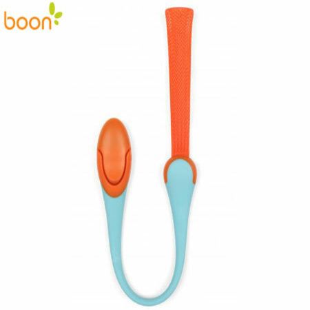 Boon Gnaw Baby Teething Tether - Blue / Tangarine