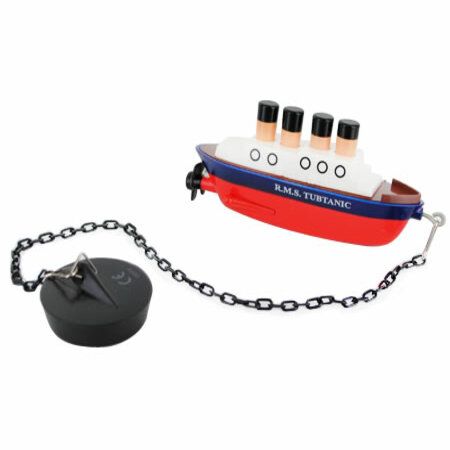 Novelty Bath Plug with Detachable Tubtanic Floating Boat