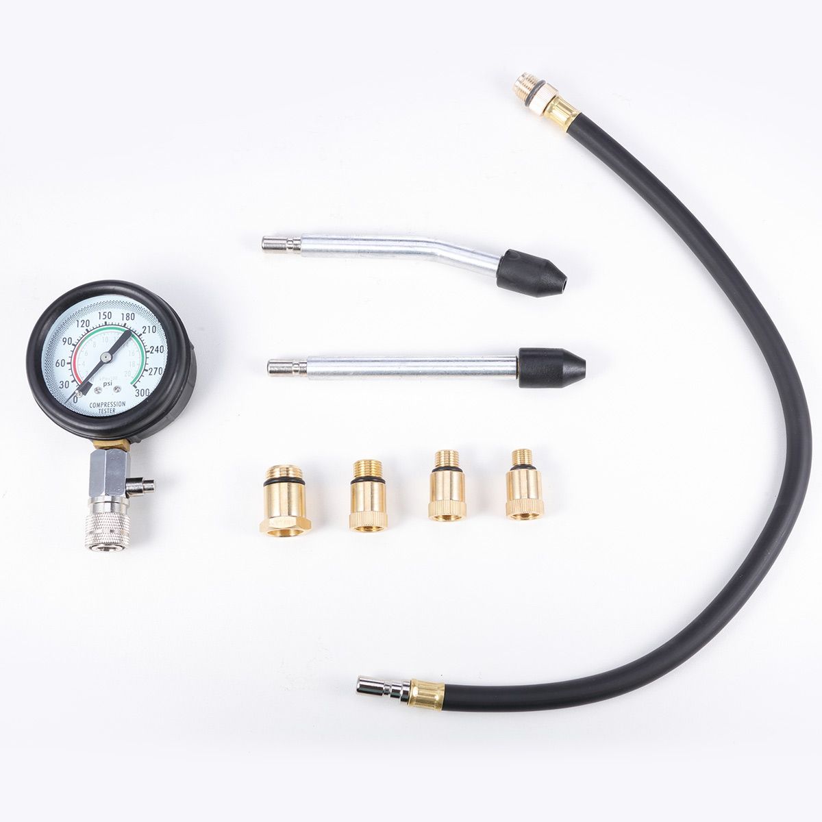 Petrol Engine Compression Tester Kit / Set For Motorcycles and ...