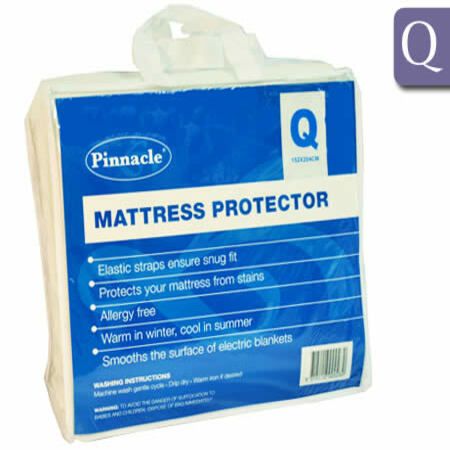 Pinnacle Elastic Strap Mattress Protector - Queen