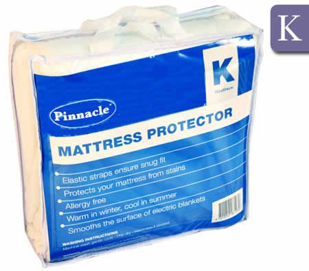 Pinnacle Elastic Strap Mattress Protector - King