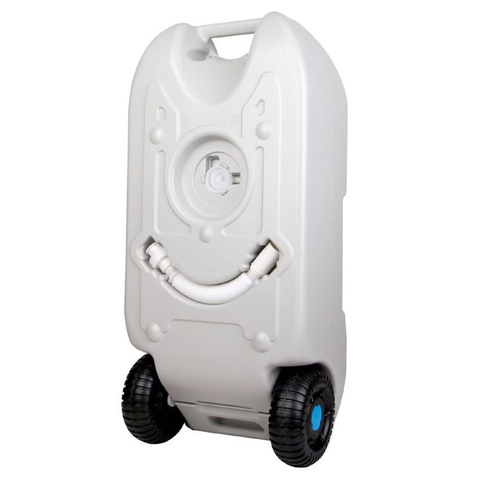 40L Portable Wheel Water Tank - Grey | Crazy Sales