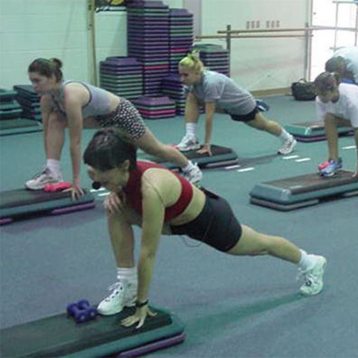 Professional Aerobic gym Workout Fitness 4 Block Bench Step - Green ...