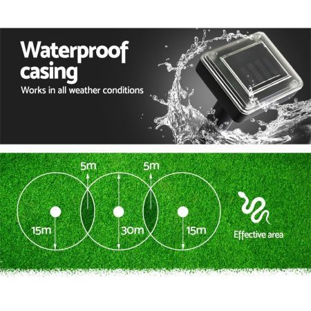 Set of 10 Solar Powered Snake Repellers | Crazy Sales