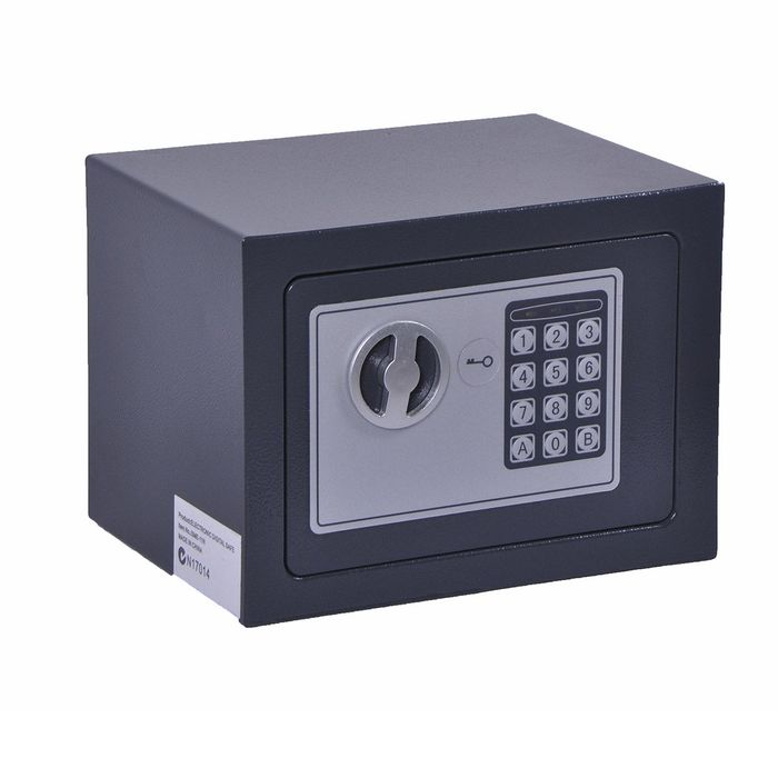 Personal Electronic Safe Security Box with Digital Code + Access Key ...