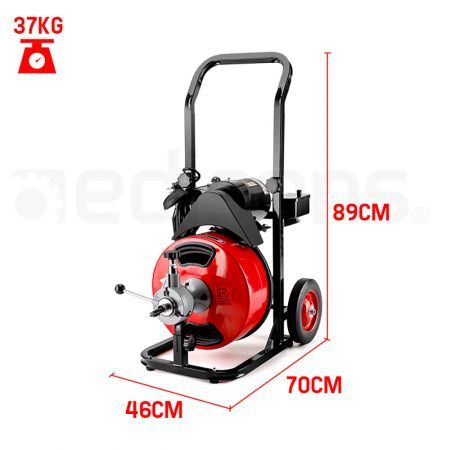 DRAIN MASTER Drain Cleaner Electric Eel Rigid Plumbing Sewerage Pipe ...