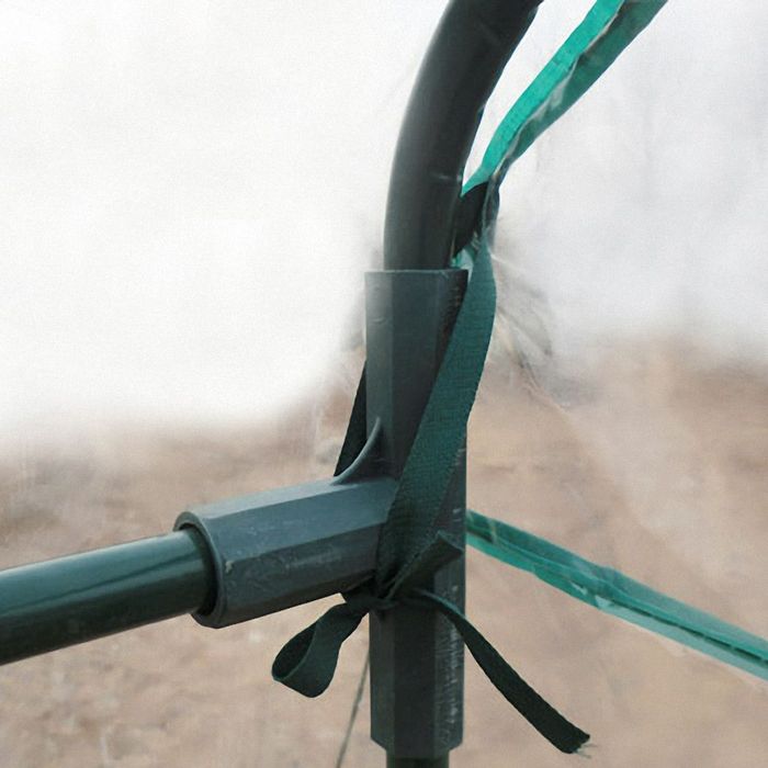 Extra Large Walk-In Garden Greenhouse Shed with PVC Cover and Storage ...