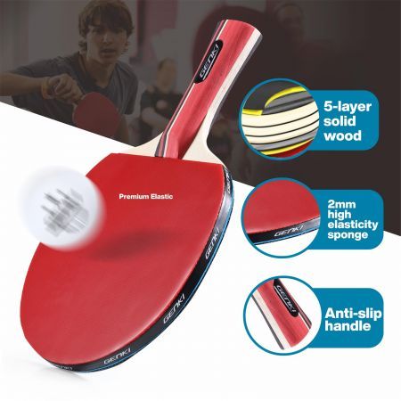 Ping Pong Set, All-in-One Portable Table Tennis Set with 4 Ping Pong ...