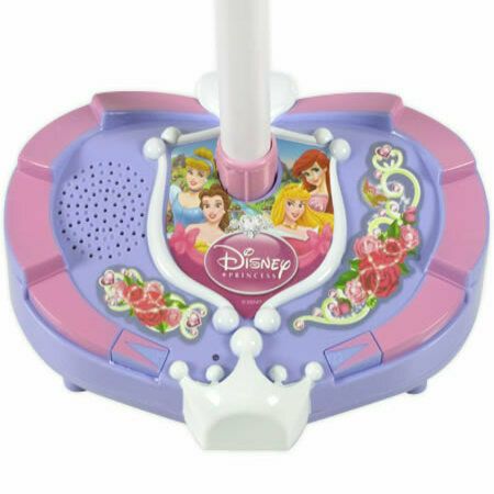 Disney Princess Karaoke Microphone with Stand and Inline Speaker ...