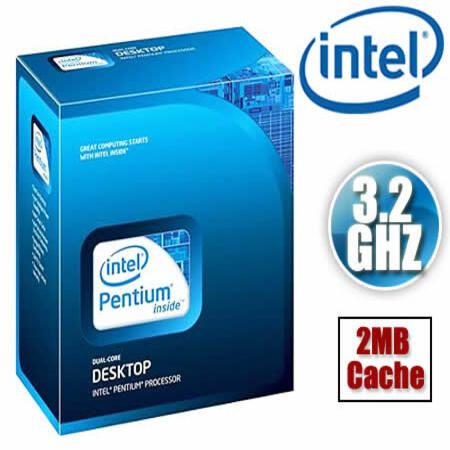 Intel Pentium Dual Core E5800 CPU Processor, 3.2 GHz, FSB 800MHz, 2MB ...