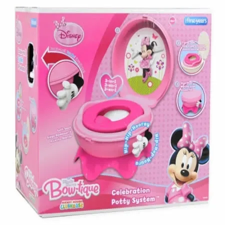 Disney The First Years Minnie Mouse Bow-tique Celebration Potty System ...