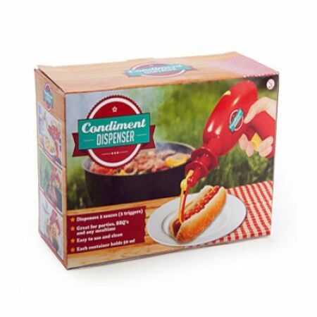 Dual Action Condiment Gun Dispenser | Crazy Sales