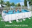 Bestway Extra Large Steel Frame Above Ground Swimming Pool --549x274x122 cm