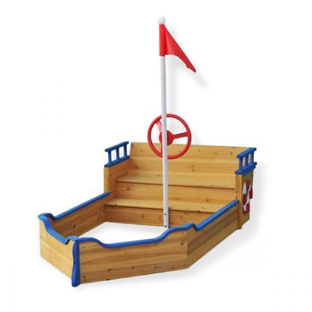 Kids Sailor Boat Sandbox