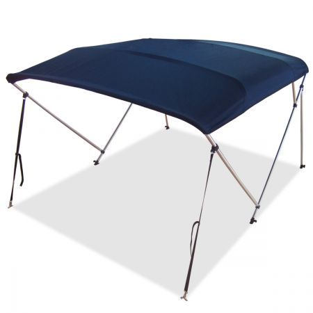 3 Bow Navy Blue Boat Bimini Top 1.3m to 1.5m