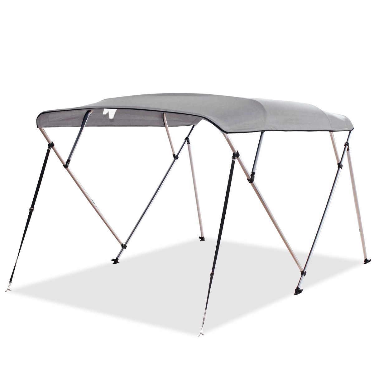 4 Bow Light Grey Boat Bimini Top 1.5m to 1.7m | Crazy Sales