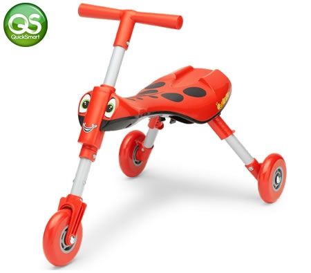 Scuttle Bug Ride On Toy - Beetle - Red/Black