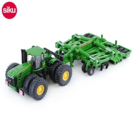 Siku Farmer John Deere 9630 Tractor with Amazone Centaur 1:87 Scale Model