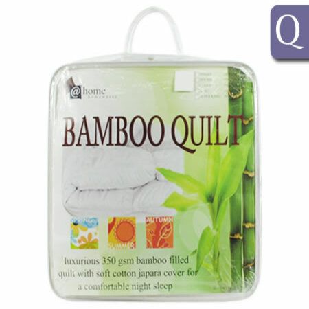 Bamboo Quilt 350GSM with Cotton Cover - Queen