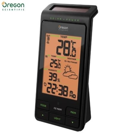 Oregon Scientific Solar Weather Station Advanced w Indoor/Outdoor Humidity