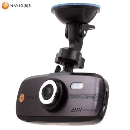 Navig8r Crash Cam FHD Wide Angle View 1080p In Car DVR Recorder