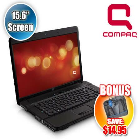 Compaq 610 (CQ610-VE908PA) 15.6 Notebook Laptop BONUS Laptop Bag