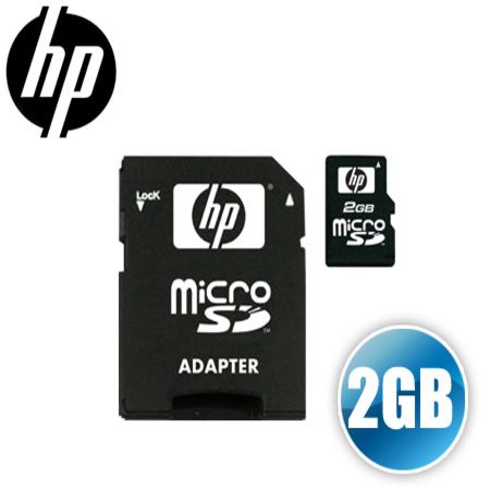 HP Hewlett-Packard 2GB Micro Secure Digital (microSD) Flash Memory ...