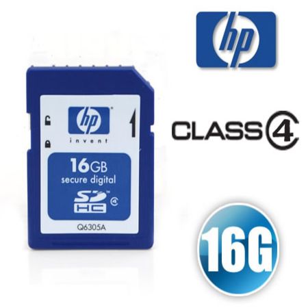 FREE SHIPPING HP Hewlett-Packard 16GB Secure Digital Card SDHC SD 16 GB ...