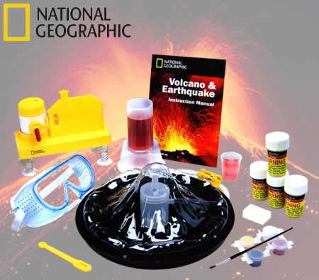 National Geographic Volcano and Earthquake Fun Science Kit - Create ...