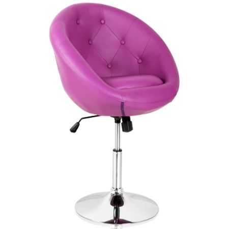 Purple PU Tufted Bar Chair | Crazy Sales